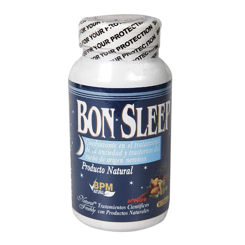 Bon Sleep Frasco 50 cáps. – Natural Freshly - Misnaturales